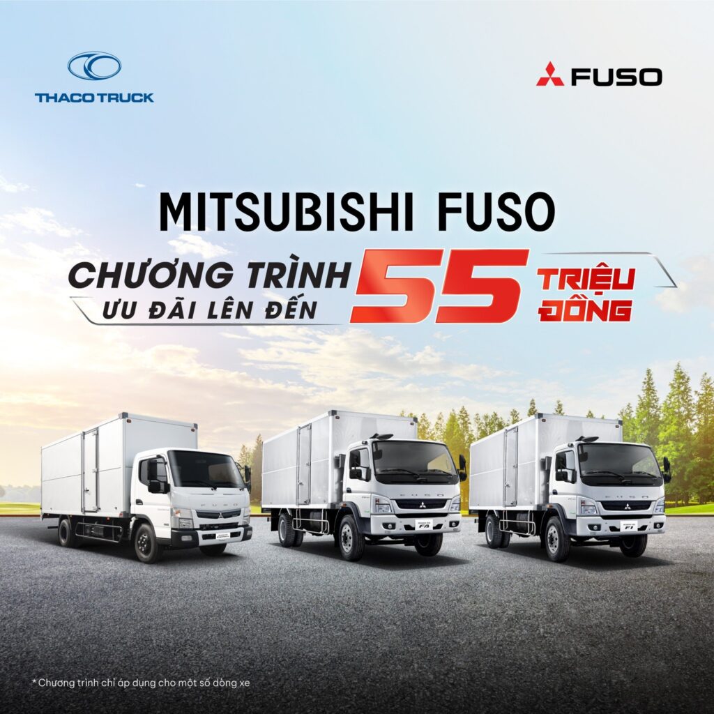 Xe Tải Mitsubishi Fuso FI170L Thùng Lửng - THACO TẢI - BUS HCM